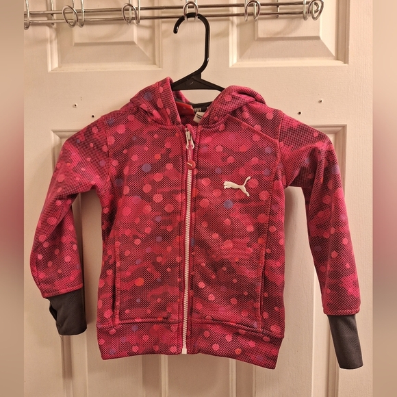 Puma | Jackets & Coats | Puma 4 Pink Polkadot Camo | Poshmark